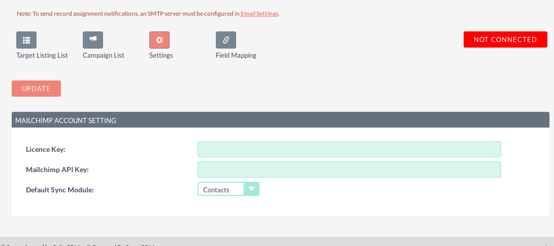 Mailchimp Extension | SuiteCRM Module